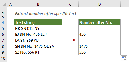 Excel tutorial – extract text or number by specific position