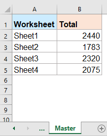 How to reference same cell from multiple worksheets in Excel?