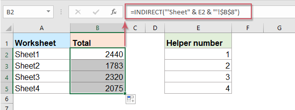 How To Reference Same Cell From Multiple Worksheets In Excel 