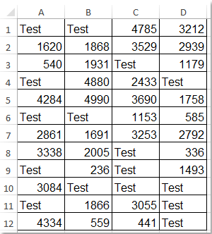 How to fill blank cells with value above / below / left / right in Excel?