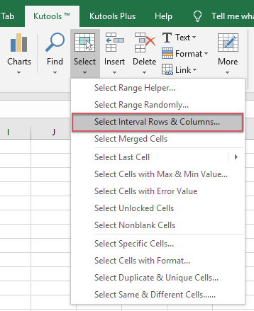 How to highlight / fill every nth row or column in Excel?