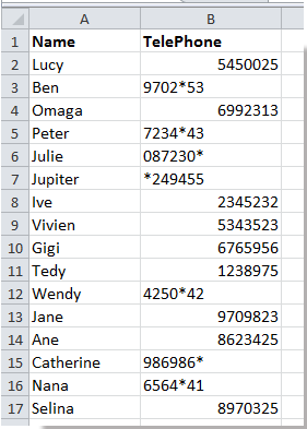 How to filter data by containing asterisk or other special characters ...