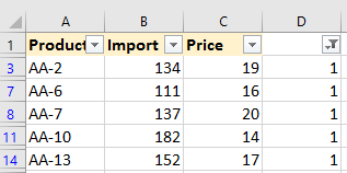 How to filter rows based on a list selection in another sheet?