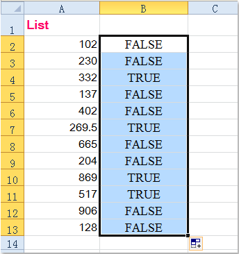How to filter cells with formulas in Excel?