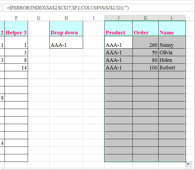 How To Filter Data From Drop Down List Selection In Excel 