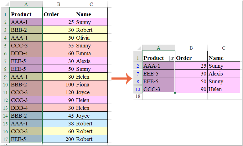 How To Filter Or Select Cells By Cell Color In Excel how-to-filter-or-select-cells-by-cell-color-in-excel