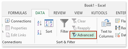 How to filter or select unique records from selected range in Excel?
