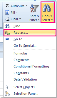 How to find and replace asterisk / question mark / tilde in Excel?
