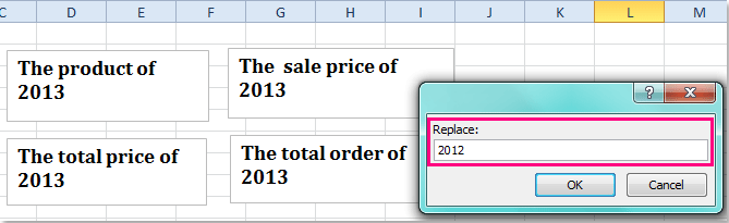 How to find and replace specific text in text boxes?