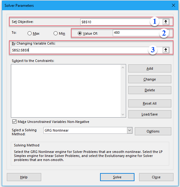 How To Find All Combinations That Equal A Given Sum In Excel