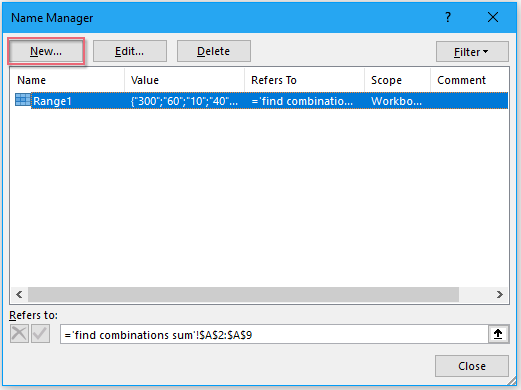 How To Find All Combinations That Equal A Given Sum In Excel 6605