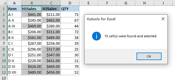 How to find and delete multiple matches at once in Excel?