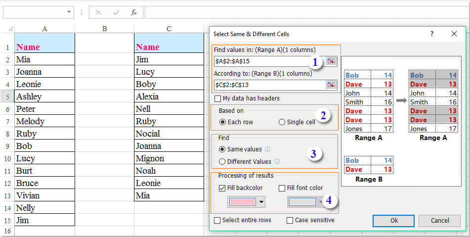 How To Find Duplicate Values In Two Columns In Excel 