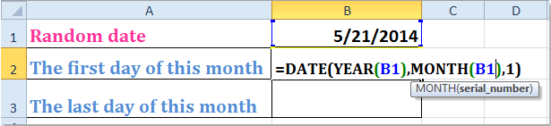 How To Find First Last Day Or Working Day Of A Month In Excel