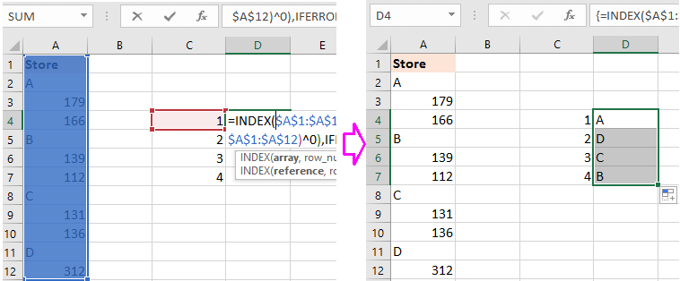 How to find the item with the largest sum in a table range?