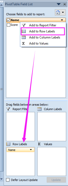 How to find max or min value based on unique values in Excel?