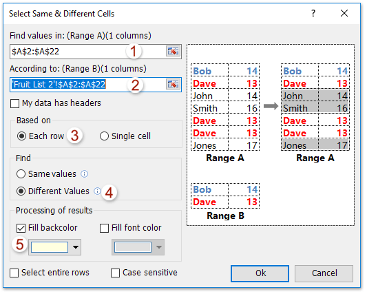 How To Compare Two Columns For highlighting Missing Values In Excel 