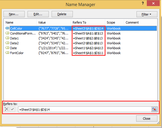 How To Find Named Range Reference In Excel 