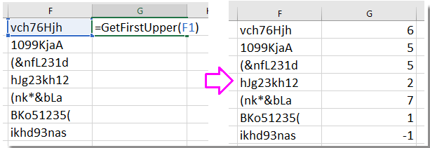 How To Quickly Find The Position Of First Uppercase In Excel Text String how-to-quickly-find-the-position-of-first-uppercase-in-excel-text-string