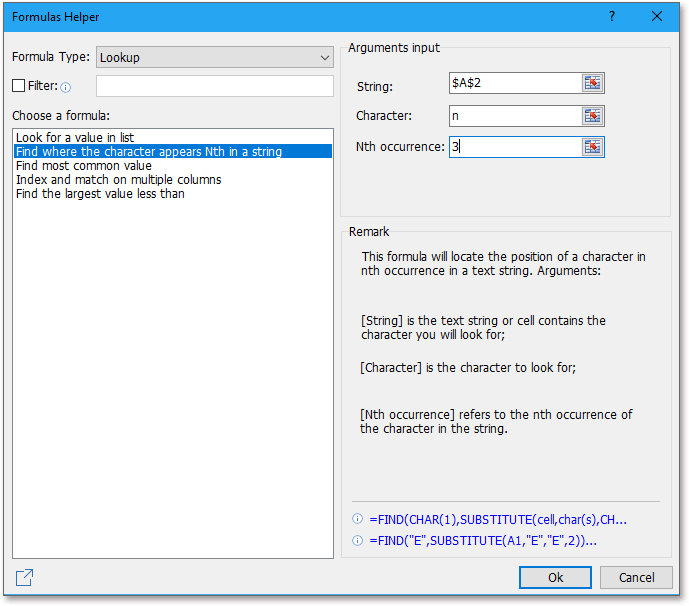 How To Find Nth Occurrence position Of A Character In Text String In Excel 