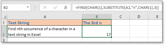How To Find Nth Occurrence position Of A Character In Text String In 