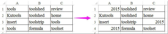How to find and replace exact match in Excel?