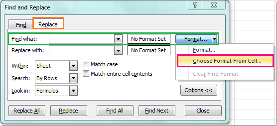 How To Find And Replace Fill Color In Excel 