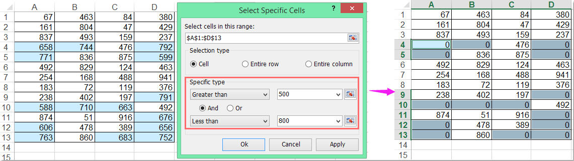 How To Find And Replace Values Greater Than Less Than A Specific 