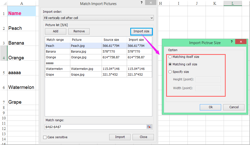 How to replace text with corresponding pictures in Excel?