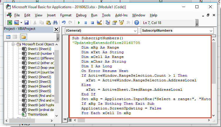 How To find And Replace Numbers With Subscript In Excel 