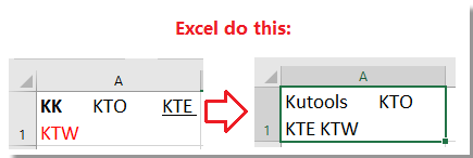 How to find and replace text then preserve formatting in Excel?
