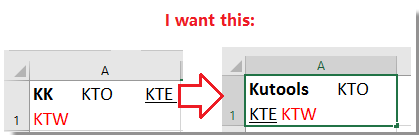 How to find and replace text then preserve formatting in Excel?