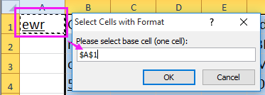 How to find all underlined texts in a range or whole worksheet in Excel?