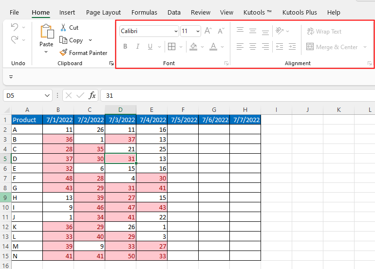 Excel: How to fix/lock background color in a sheet
