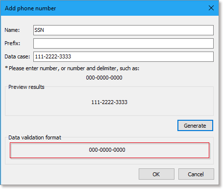 How to use data validation to only allow SSN number entered in Excel?