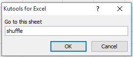 How to go to a specific sheet in Excel?