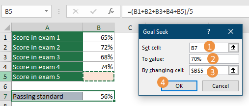 Mastering Goal Seek in Excel – a full guide with examples
