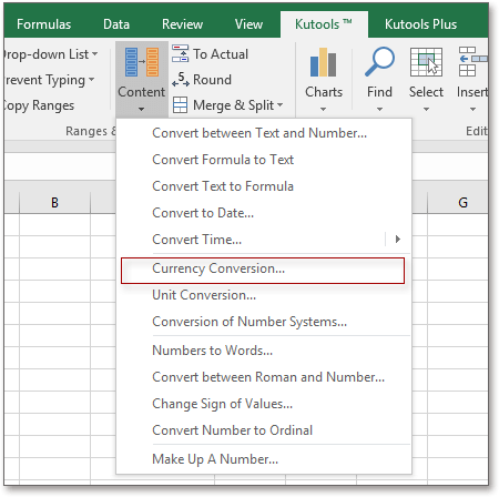 How to calculate currency conversion in Google Sheet?
