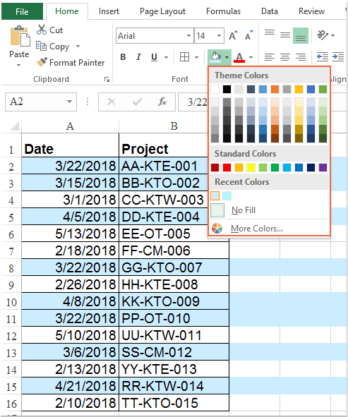 How to highlight rows based on date in Goolge sheet?
