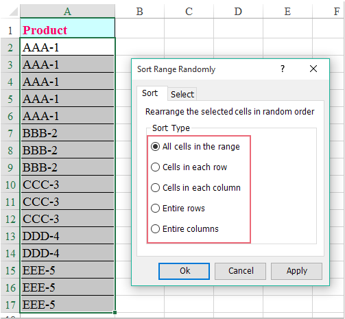 How to sort or shuffle data in a list randomly in Google sheets?