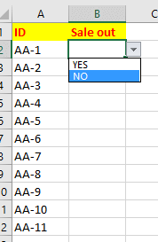 How to grey out cells based on another column or drop down list choice ...