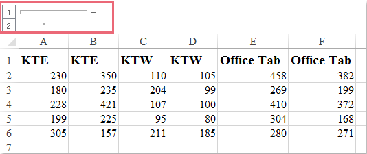 How to group adjacent columns or rows separately or independently in Excel?