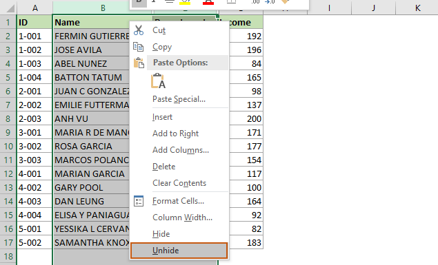 Hide columns in Excel (full guide with 8 methods)