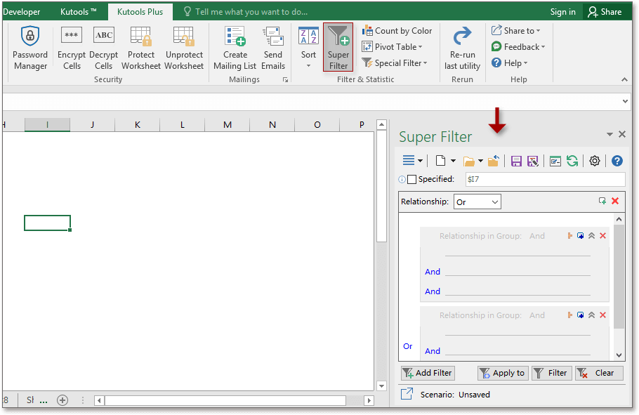 How To Hide Filter Arrows buttons While Filtering In Excel 