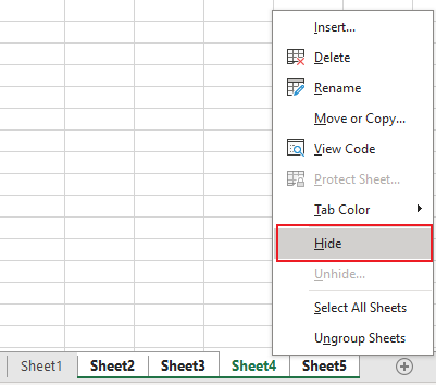 How to hide all inactive worksheets in Excel? (Full guide)