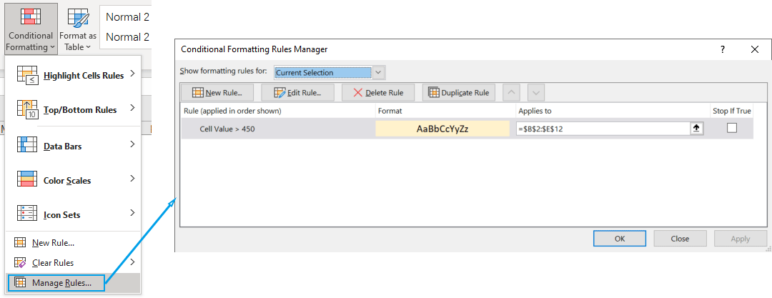 How to highlight cells if value greater or less than a number in Excel?