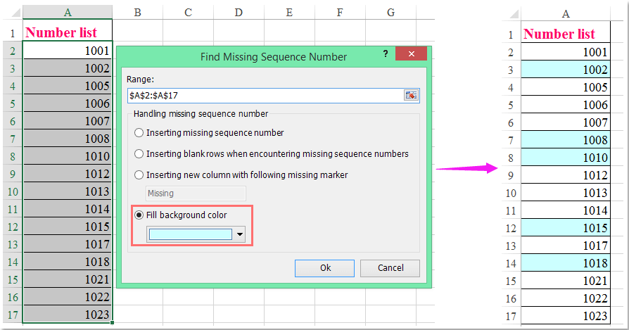 How To Highlight Consecutive Or Non consecutive Numbers From A Column In Excel 
