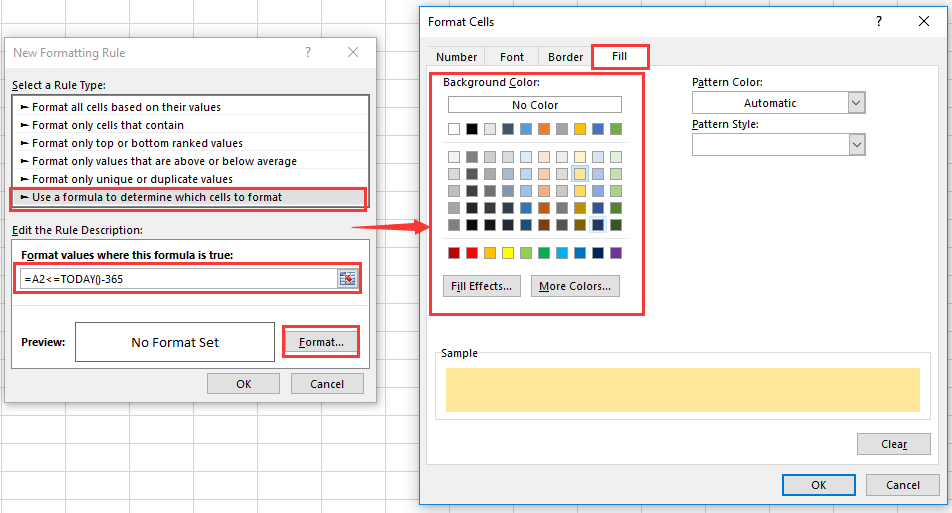 how-to-highlight-the-dates-over-a-year-old-in-excel