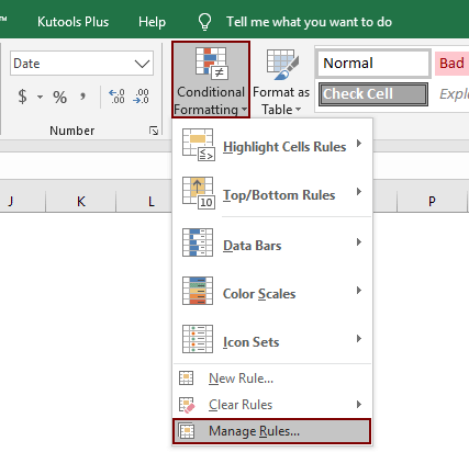 How to highlight/conditional formatting dates older than 30 days in Excel?