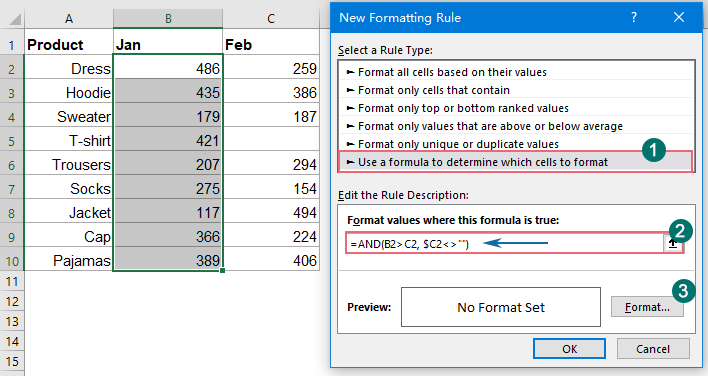 How To Highlight Cell If Value Is Greater Than Another Cell In Excel 